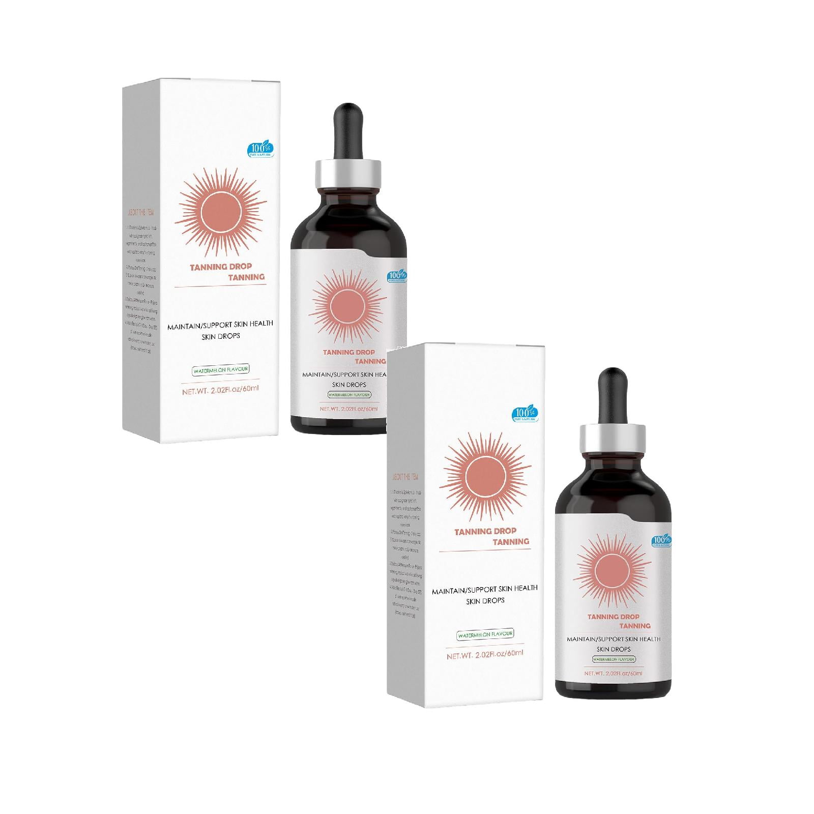 Sunless Tanning Drops, Natural Sunless Self-Tanner for Skin Tone ...