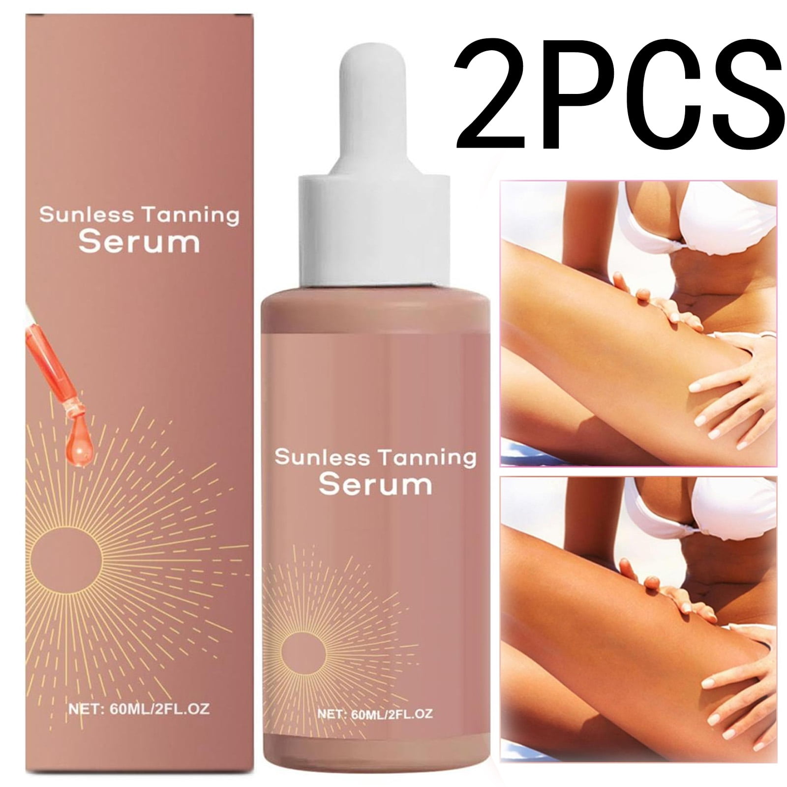Sunless Tanning Drops,Sunless Tanning Serum,Self Tanning Drops for Dark ...