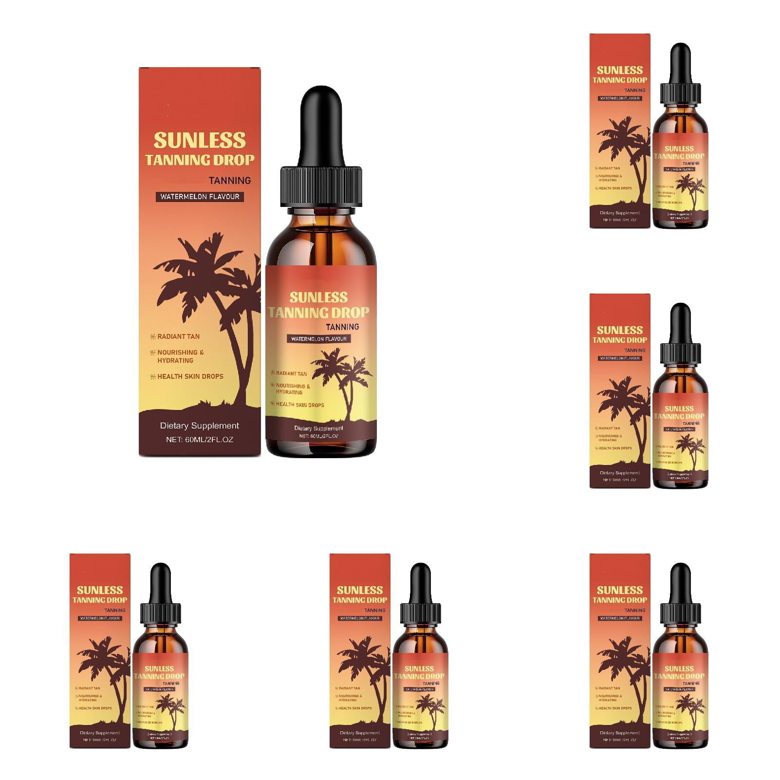 Sunless Tanning Drops, Tanning Lotion Nourishing, Moisturizing Tanner for Face and Body, Tanning ...