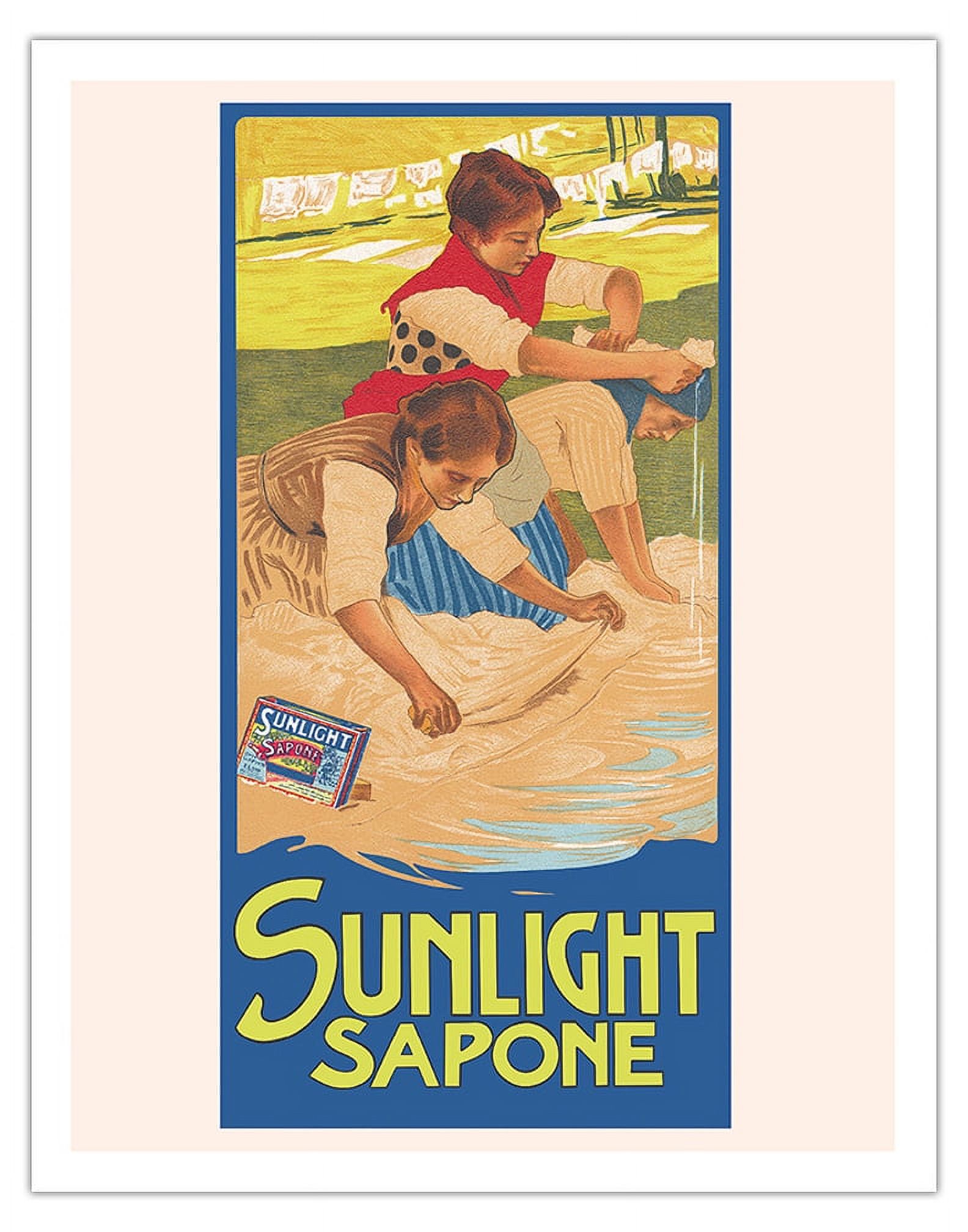 Sunlight Soap (Sapone) - Vintage Advertising Poster by Leopoldo ...