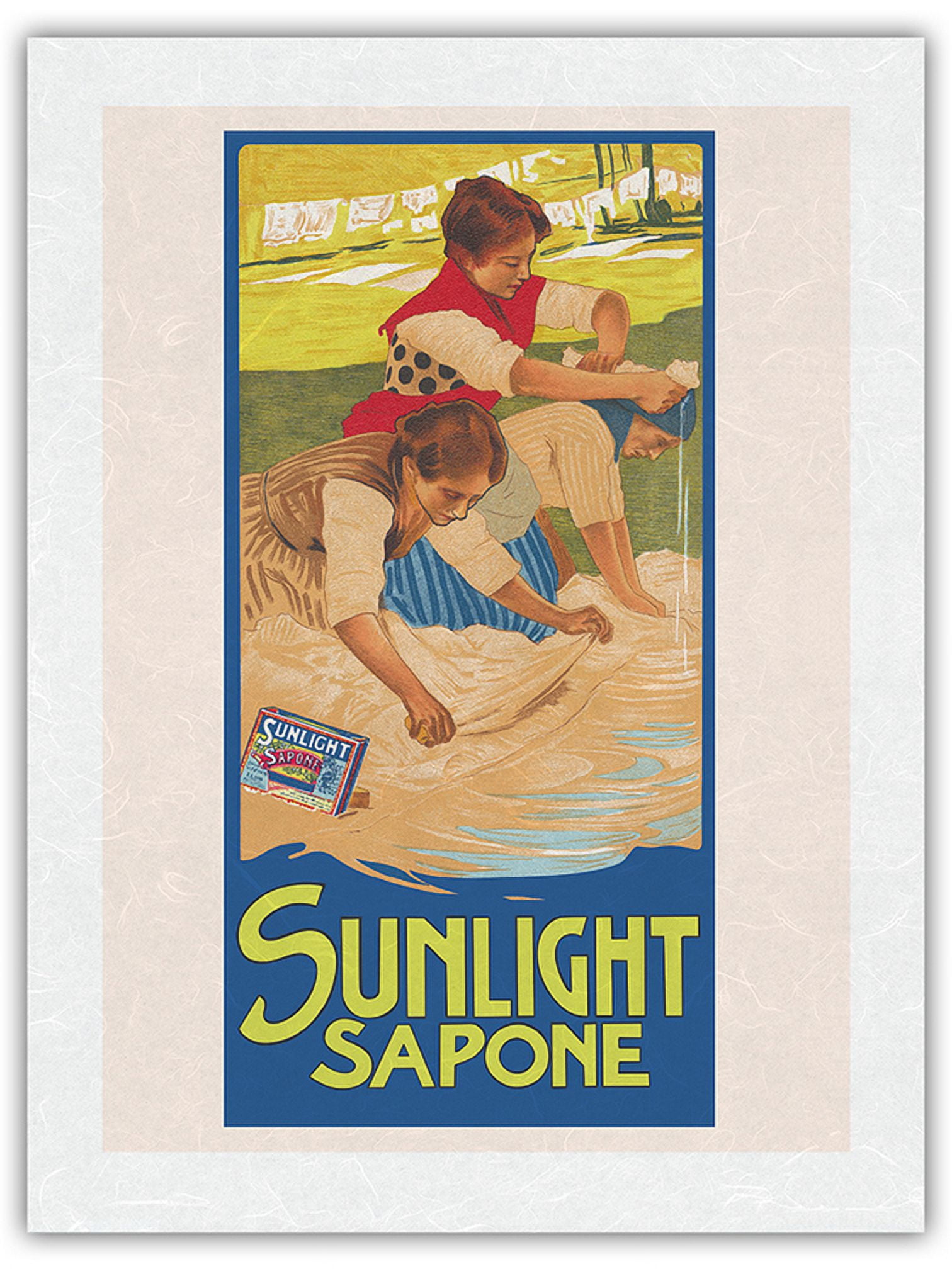 Sunlight Soap (Sapone) - Vintage Advertising Poster by Leopoldo ...