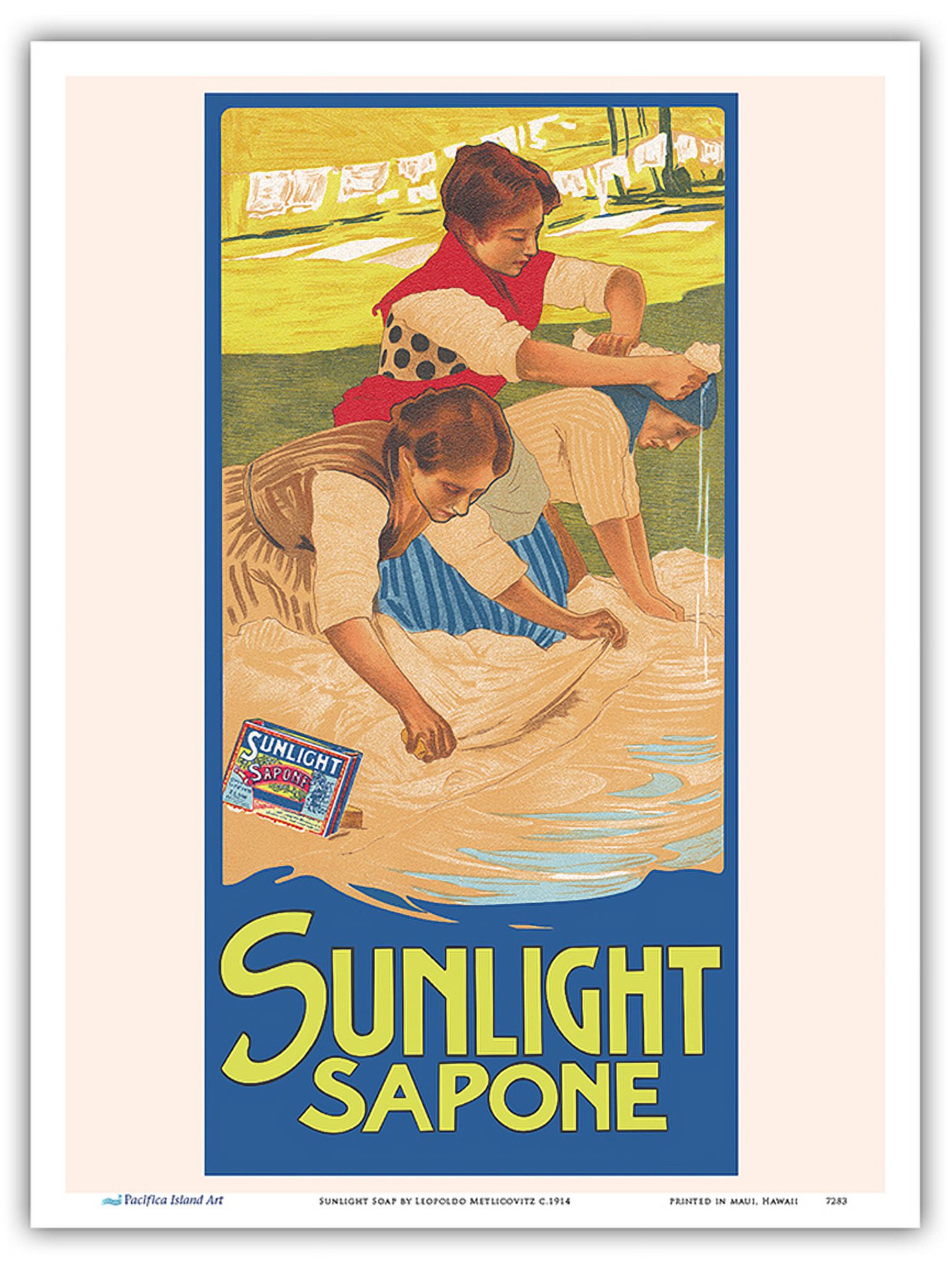 Sunlight Soap (Sapone) - Vintage Advertising Poster by Leopoldo ...