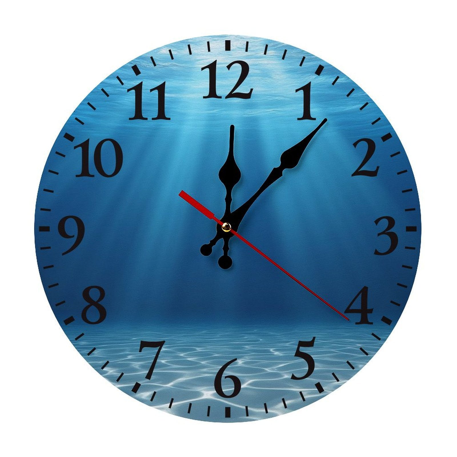 Sunlight Under The Tranquil Sea Wall Clock Modern Design Clocks Wall ...