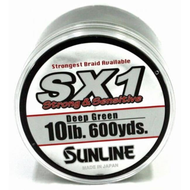 Sunline 63041744 16 lbs x 250 Yard SX1 Deep Green Polyethylene Fishing ...