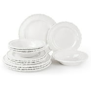 Gibson Home Unbreakable Everyday Melamine Dinnerware Set - 12 Piece ...