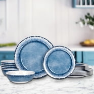 Gibson Home Unbreakable Everyday Melamine Dinnerware Set - 12 Piece ...