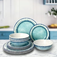 Gibson Home Unbreakable Everyday Melamine Dinnerware Set - 12 Piece ...