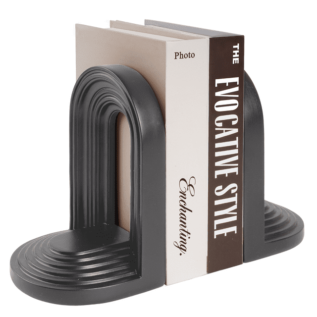 Sunlit Mordern Bookends , Mid Century Arch Heavy Duty Book Ends, Unique ...