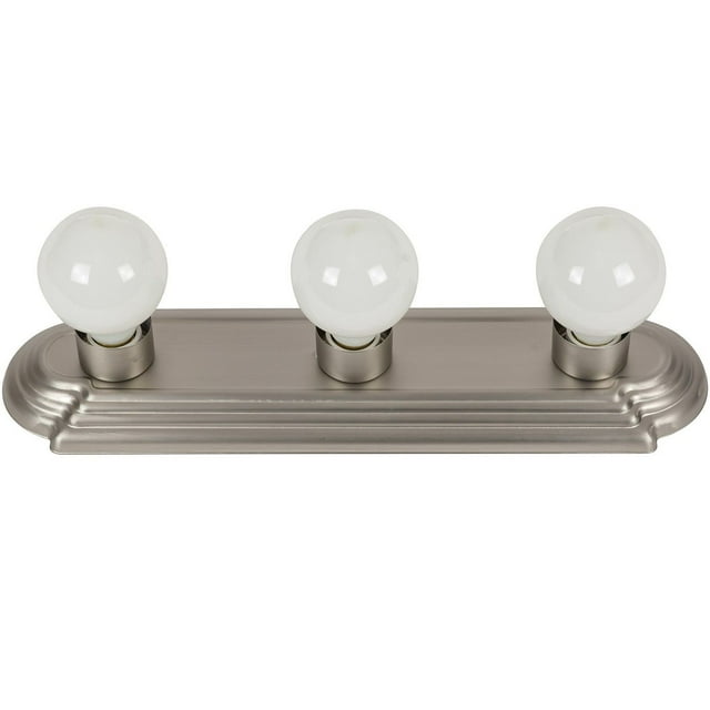 Sunlite 3-Light Art Deco Vanity Light Fixture, Medium Base (E26) Socket ...