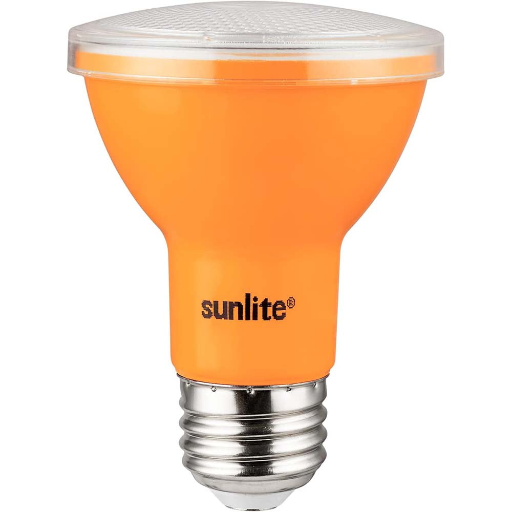 Sunlite 3w LED PAR20 Amber Colored Recessed Floodlight Bulb - 50w Equiv ...