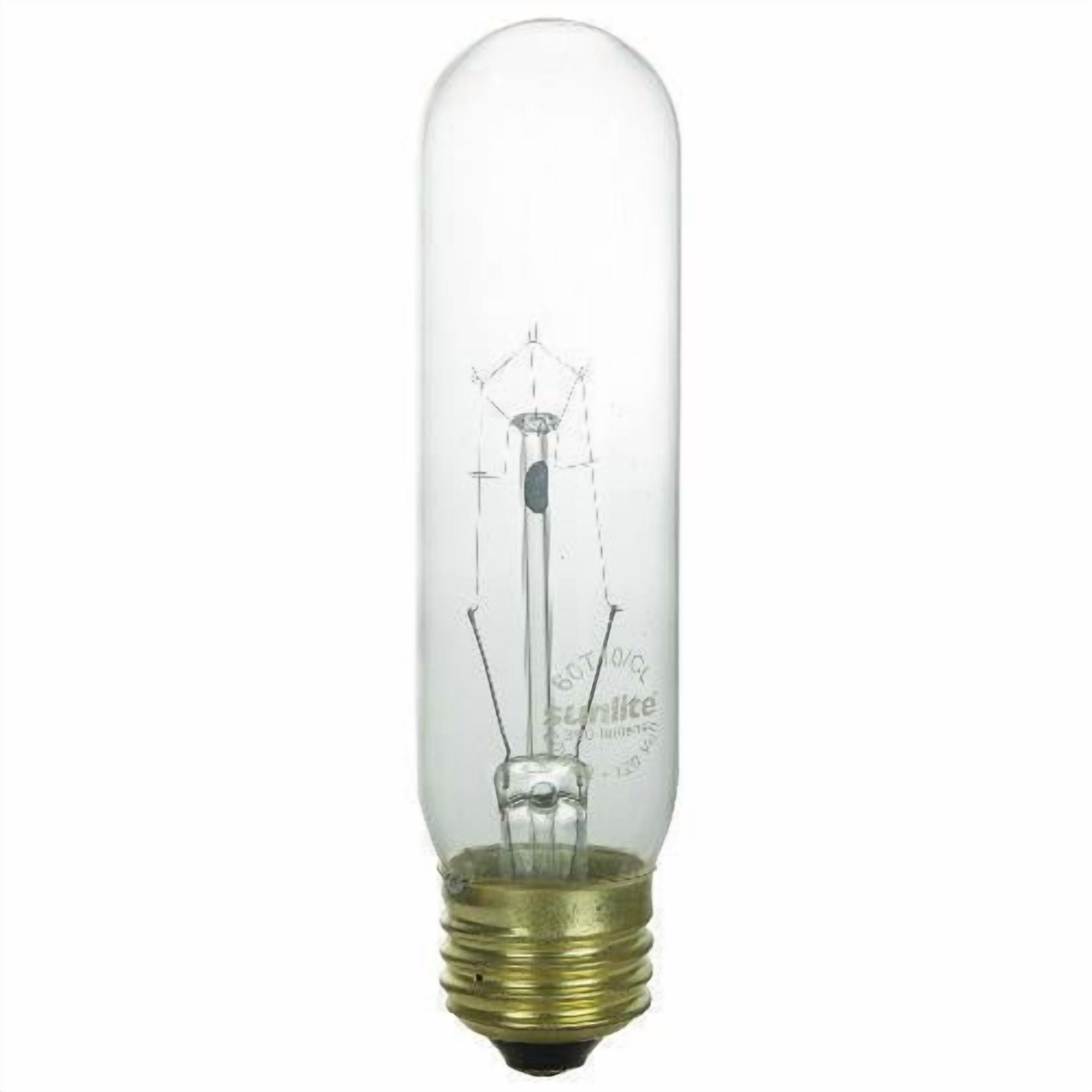 Sunlite 40W Incandescent T10 Medium Base LIGHT BULB, 260 Lumens ...