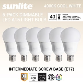 E17 Light Bulbs in Light Bulbs by Base Type - Walmart.com