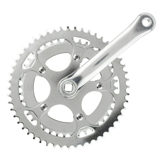 Sunlite Alloy Double Alloy Crankset 170x52/42 122mm JIS Square Taper - Walmart.com