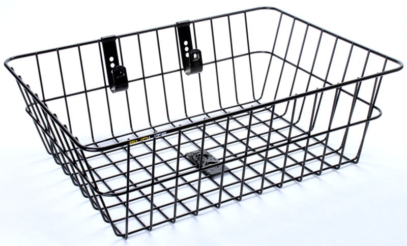 Sunlite Bicycle Front Steel Basket Black 15x10x5" Handlebar & Fork ...