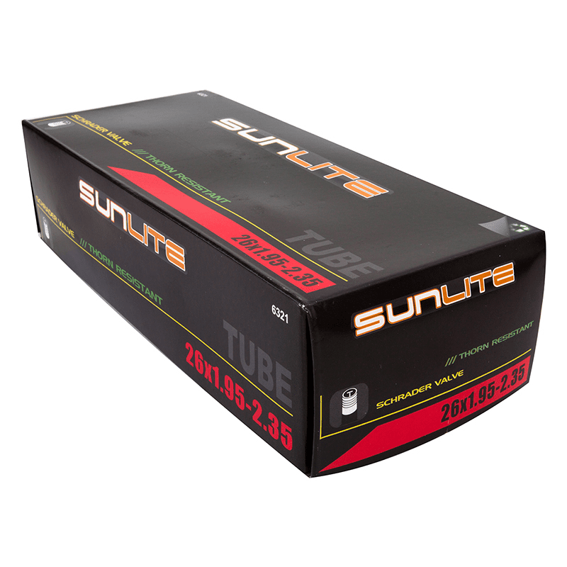 Sunlite Bicycle Thorn Resistant Inner Tube Mountain 26" x 1.95" - 2.35 ...