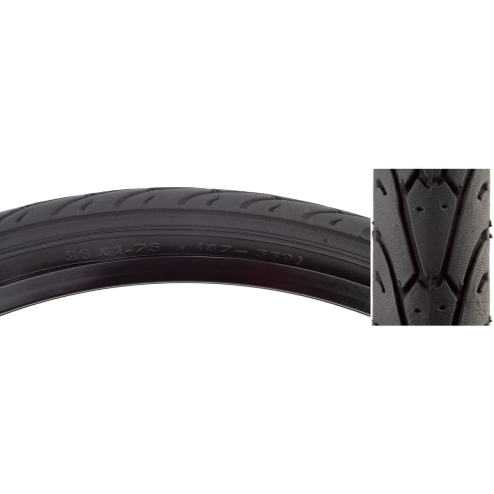 Sunlite City Slick II Tire 26x1.75 Black Folding CB 30TPI Mountain MTB ...