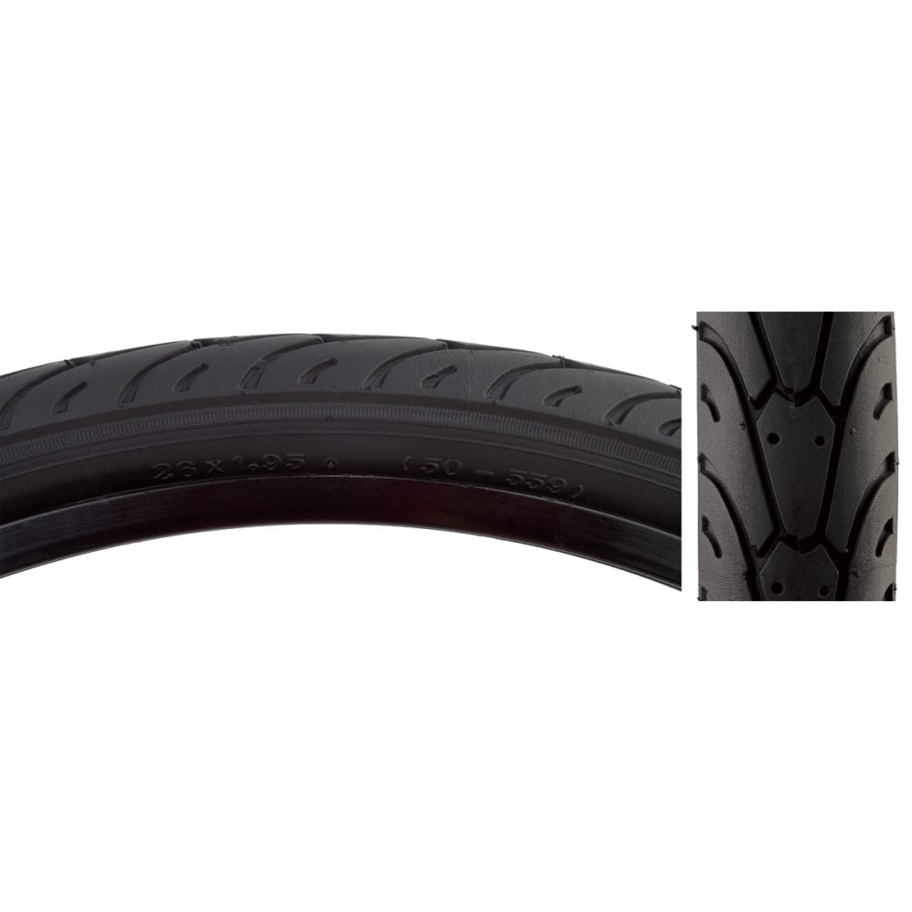 Sunlite City Slick II Tire 26x1.95 Black Folding CB 30TPI Mountain MTB ...