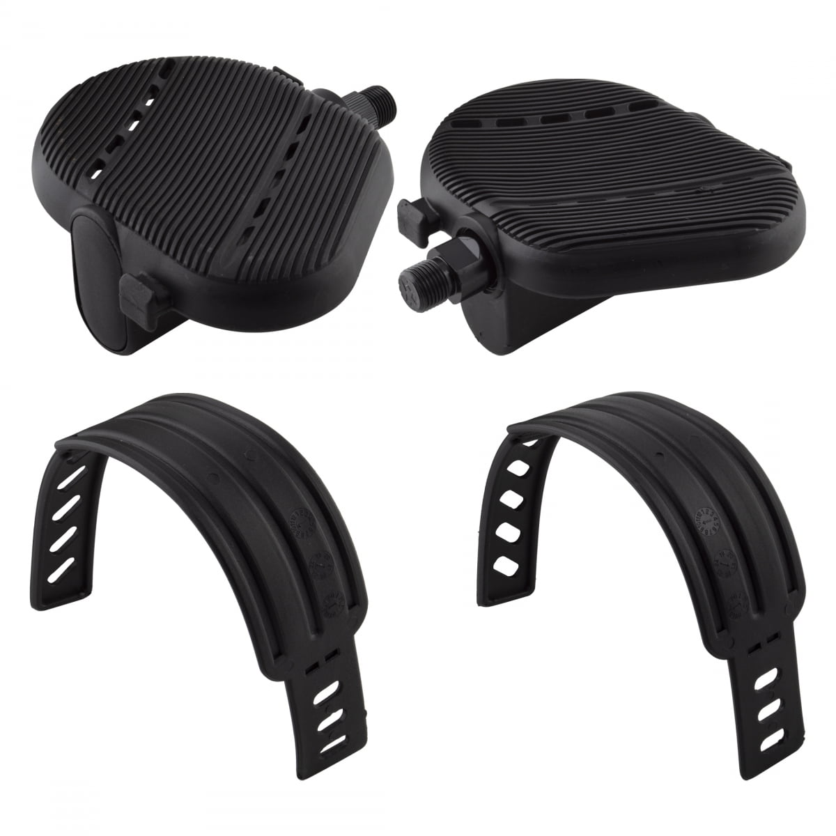 Sunlite Flat Form Exerciser Pedals 9/16in Black - Walmart.com