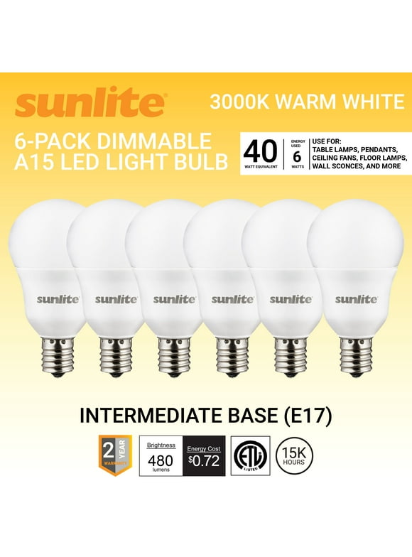 E17 Light Bulbs in Shop Light Bulbs by Base Type - Walmart.com