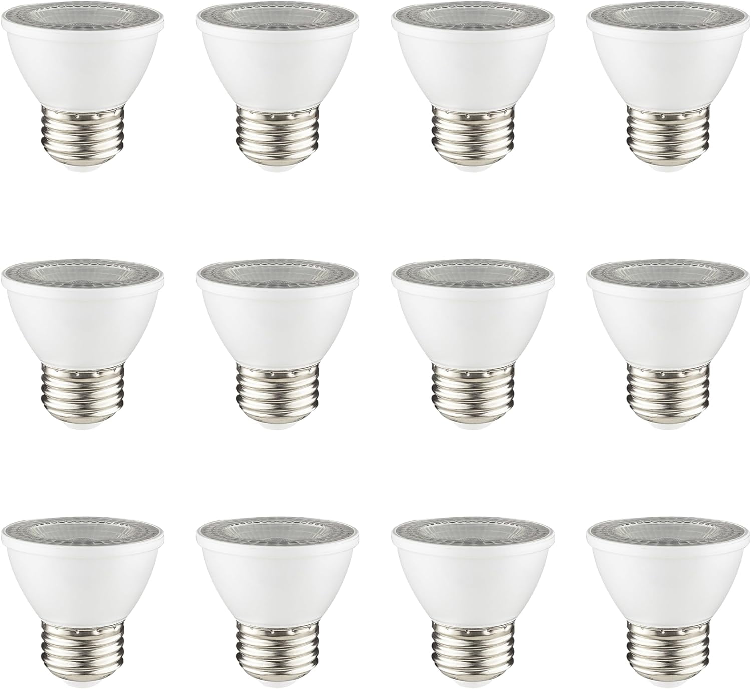 Sunlite LED PAR16 Dimmable, Short Neck Recessed Spotlight Light Bulb, 7-Watt, (50W Halogen ...