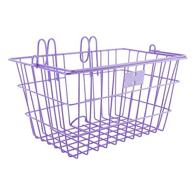 Sunlite Lift-Off Front Wire Bike Basket Purple - Walmart.com