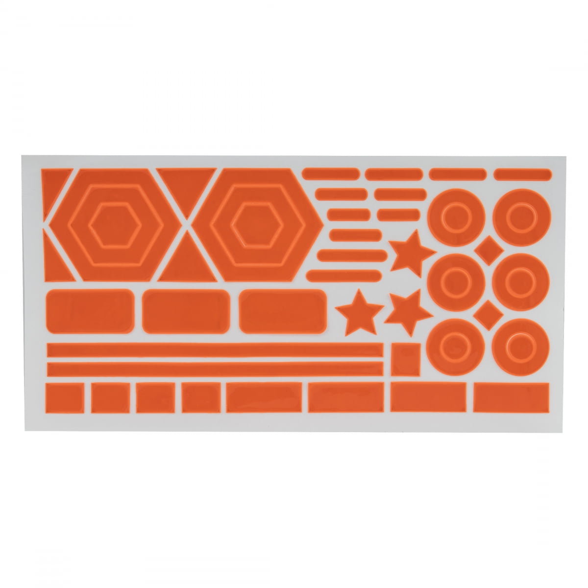 Sunlite Reflective Stick On Shapes Orange - Walmart.com
