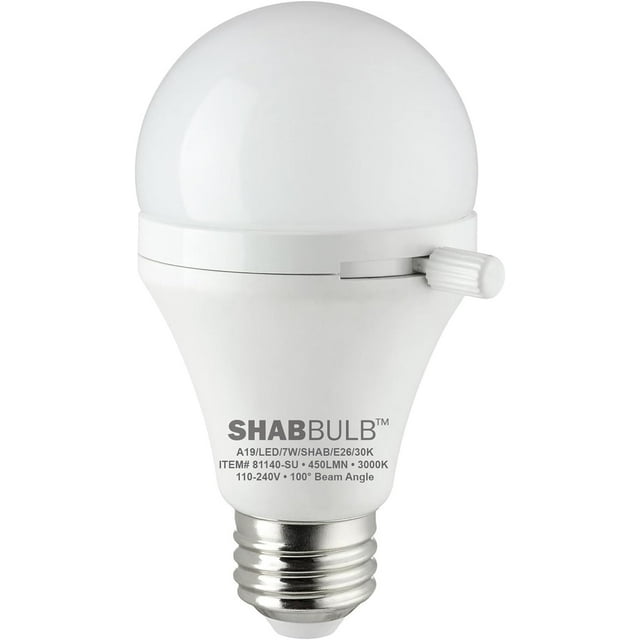 Sunlite ShabBulb, Shabbat Permissible LED Light Bulb, 7 Watt (40 Watt ... Sunlite ShabBulb, Shabbat Permissible LED Light Bulb, 7 Watt (40 Watt ...