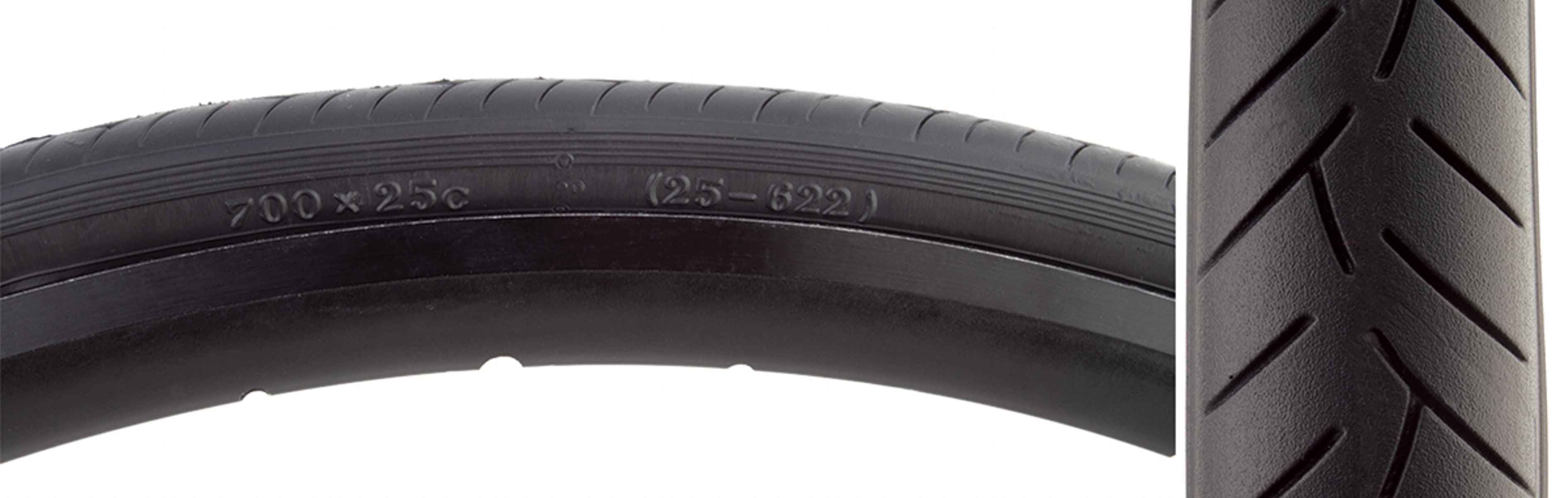 Sunlite Smoothie V55 Road Tire 700x25 Black Folding CB 30TPI 100psi ...
