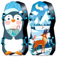Zipfy Classic Freestyle Mini Luge Ride On Downhill Speedster Snow Sled ...
