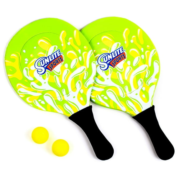Sunlite Sports Beach Paddle Game Set, 2 Paddles and 2 Balls, Perfect ...