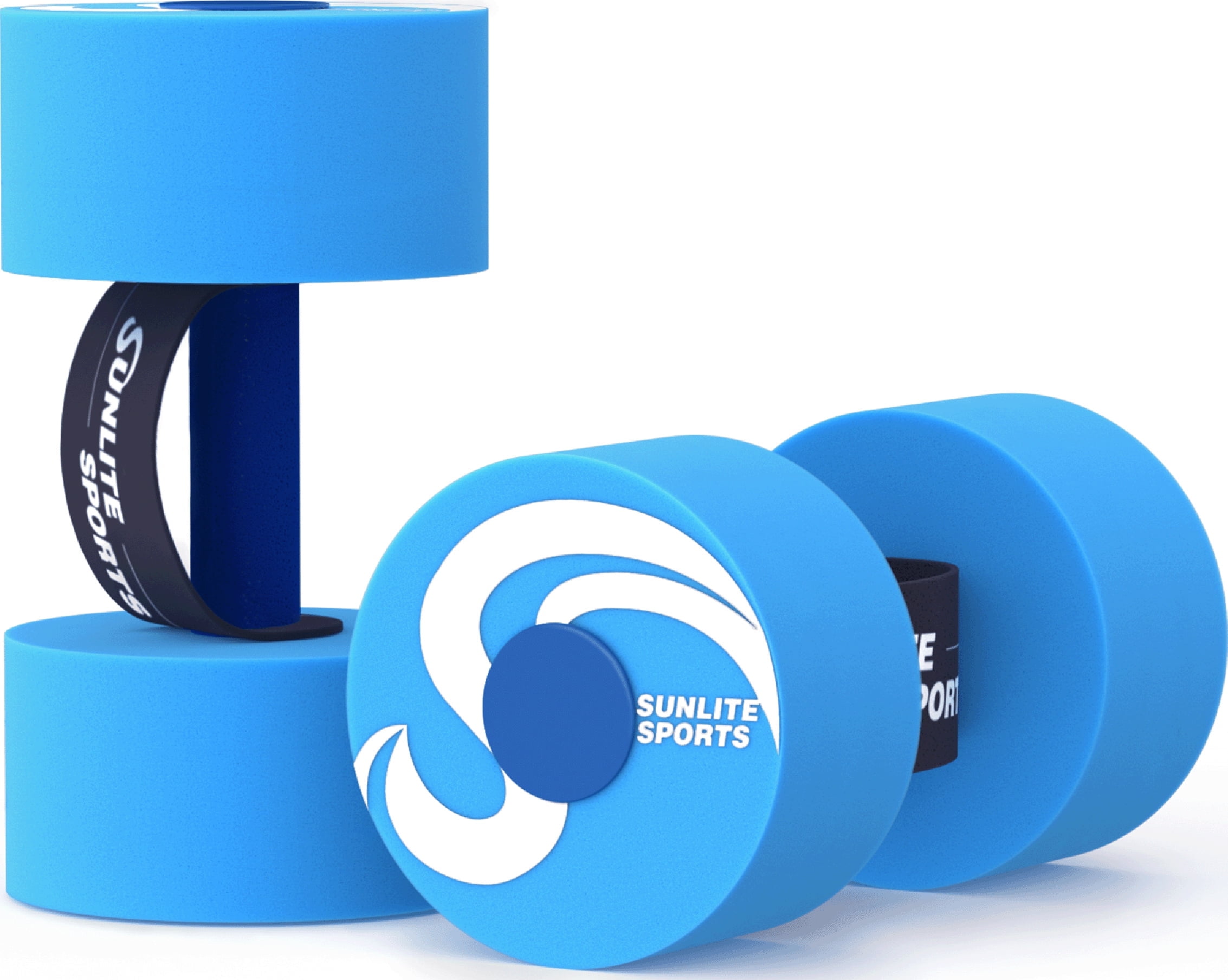 Sunlite Sports Water Weights Pool Exercise Dumbbells, Water Aerobic ...