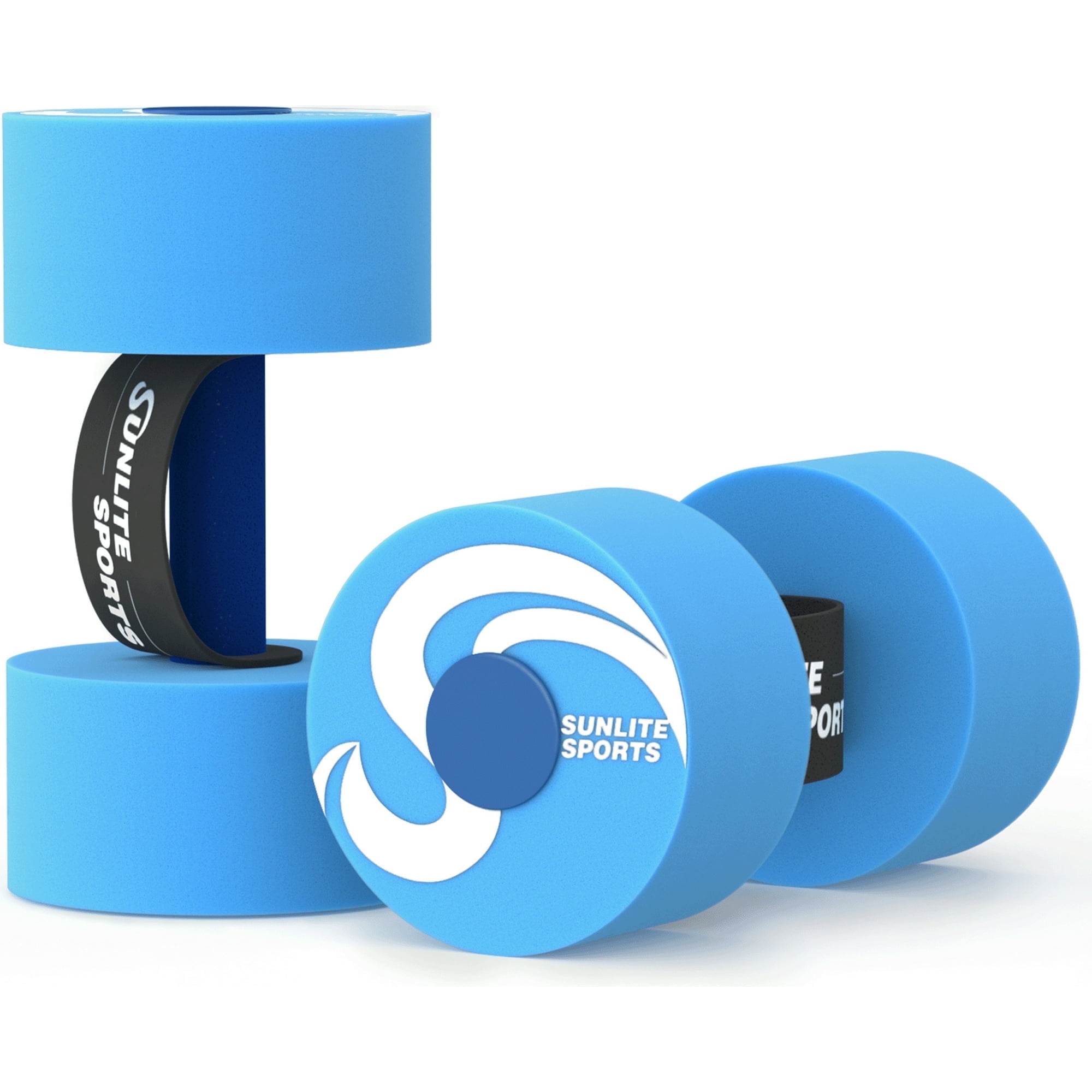 Sunlite Sports Water Weights Pool Exercise Dumbbells, Water Aerobic ...