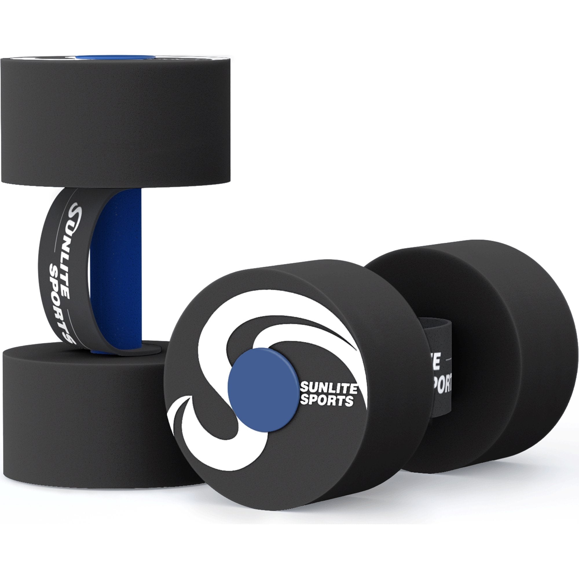 Sunlite Sports Water Weights Pool Exercise Dumbbells, Water Aerobic ...