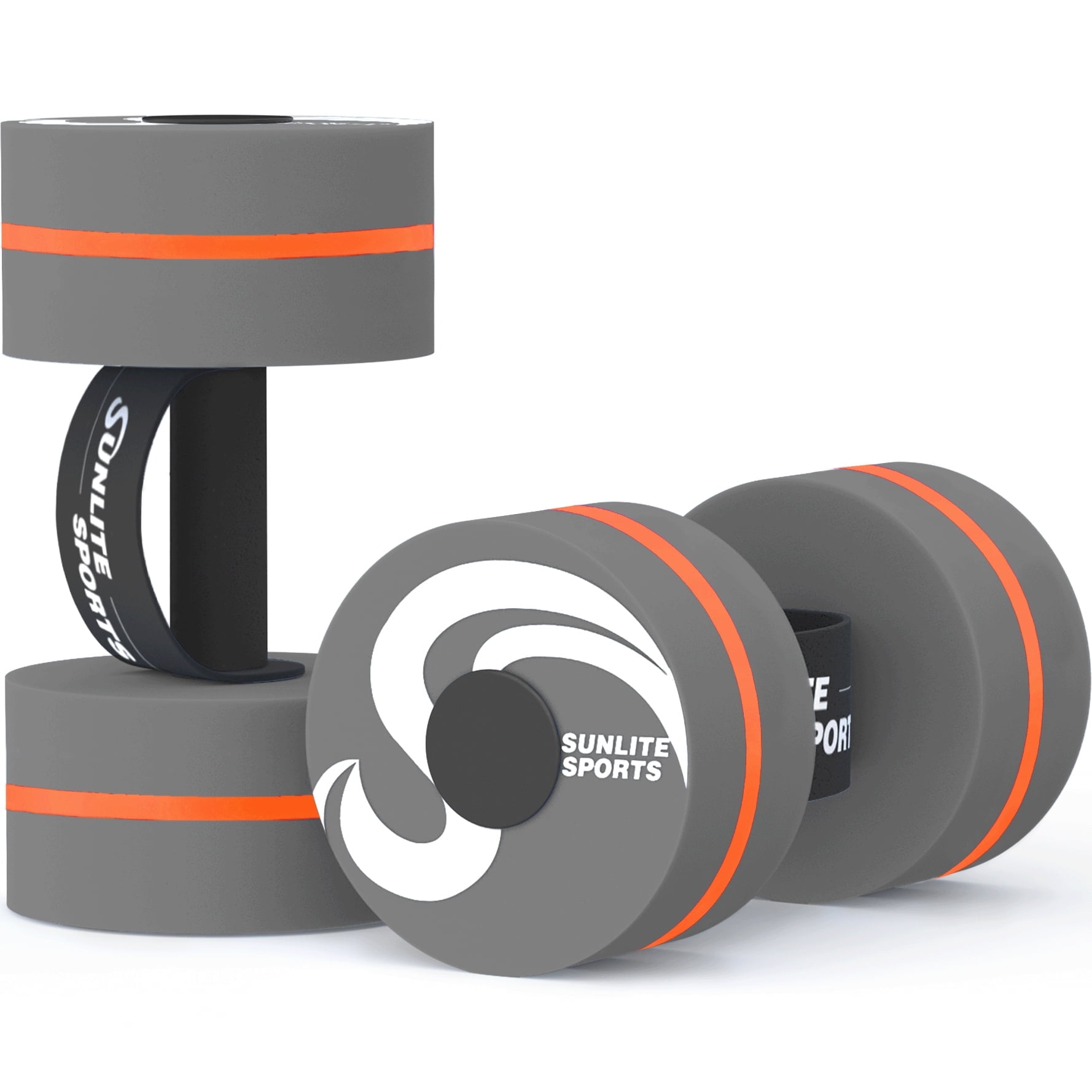 Sunlite Sports Water Weights Pool Exercise Dumbbells, Water Aerobic ...