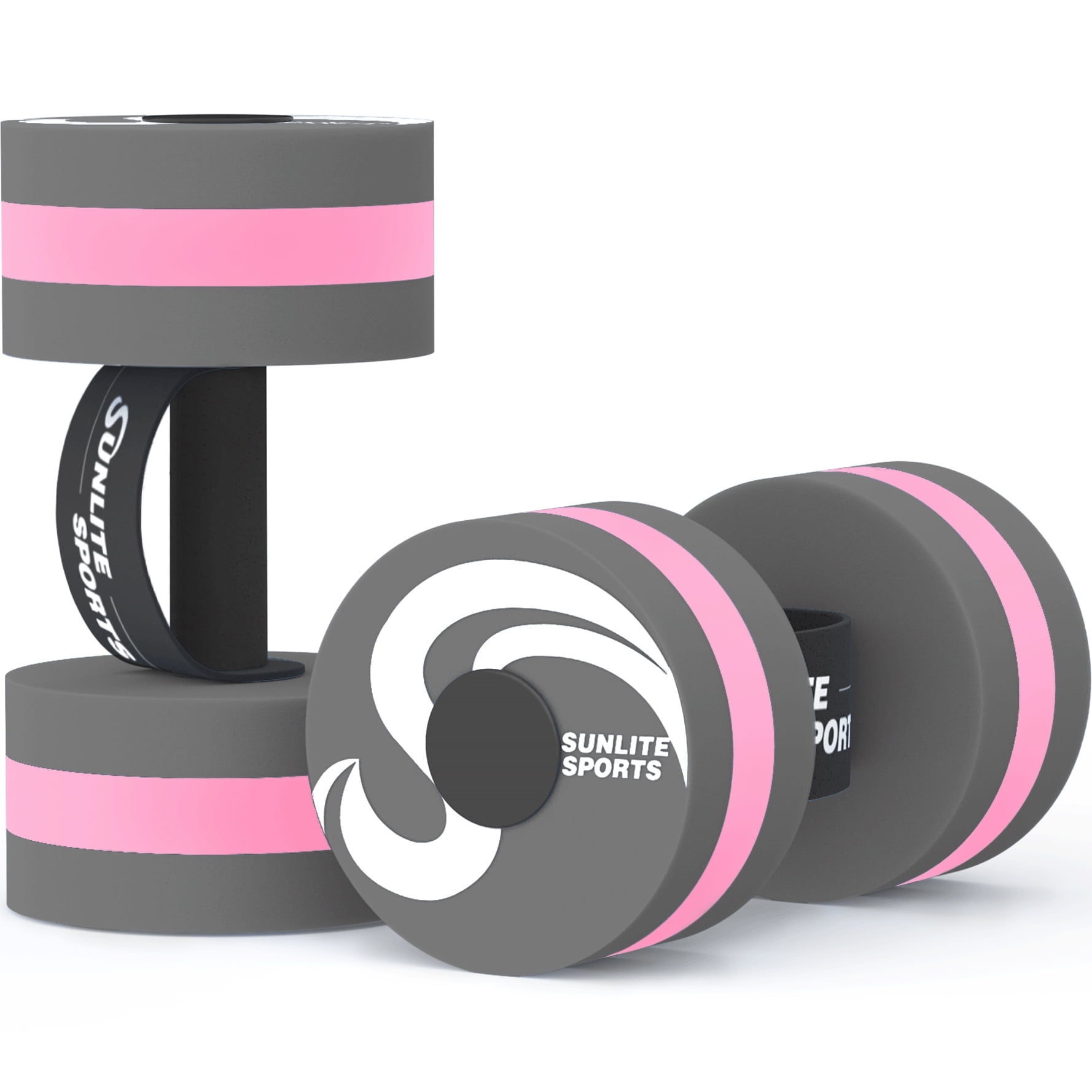 Sunlite Sports Water Weights Pool Exercise Dumbbells, Water Aerobic ...