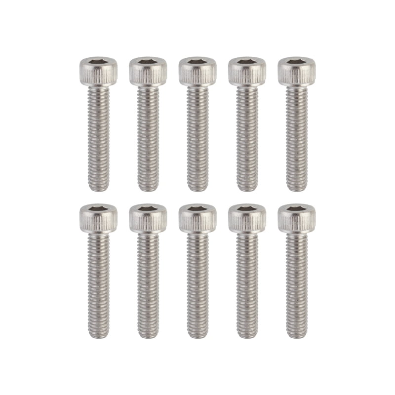 SUNLITE Stainless Steel Socket Cap Bolts M5x.8TP 25mm Length Bag of 10 ...