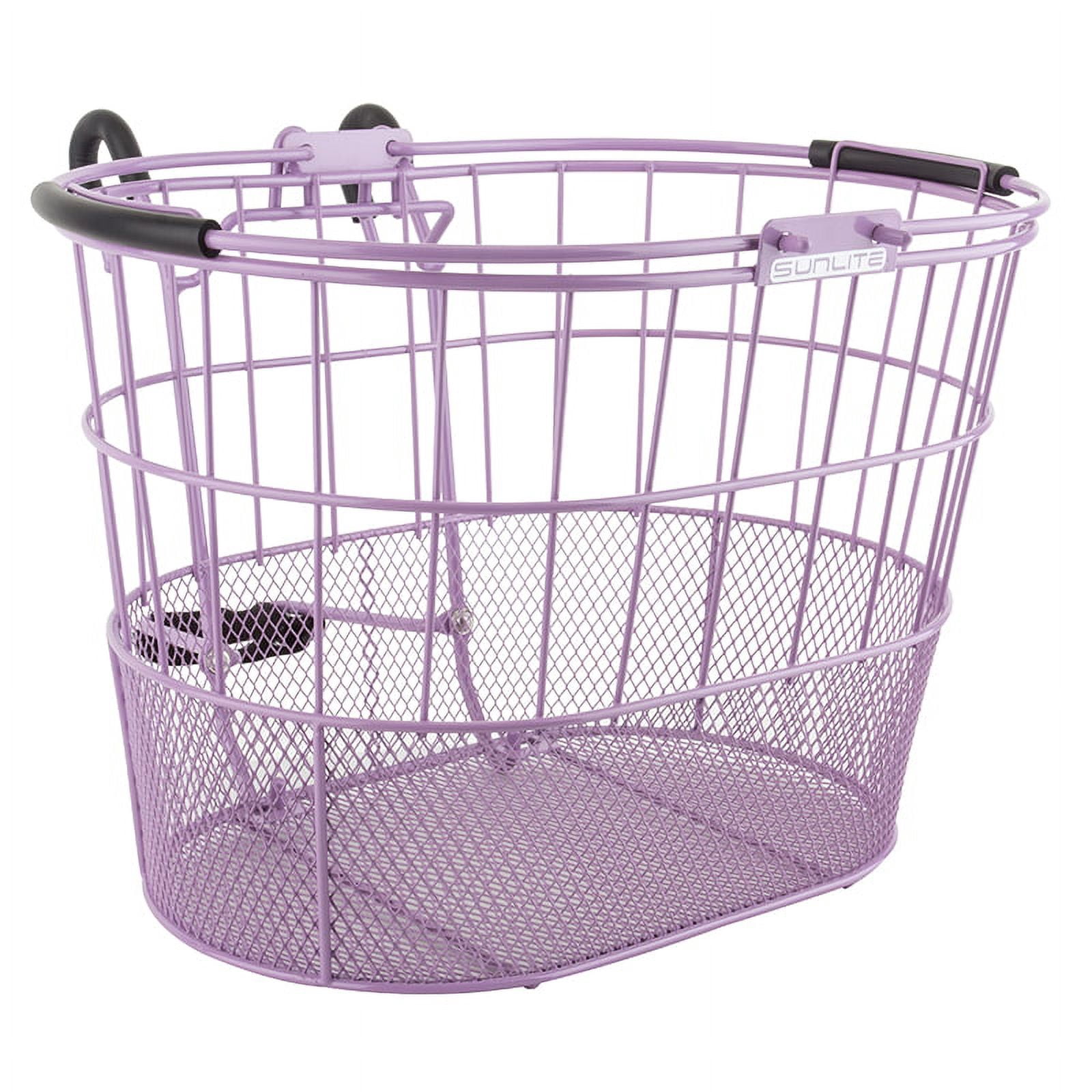Sunlite Standard Oval Mesh Bottom Lift-Off Purple Steel 14.1x10.2x9.4 ...