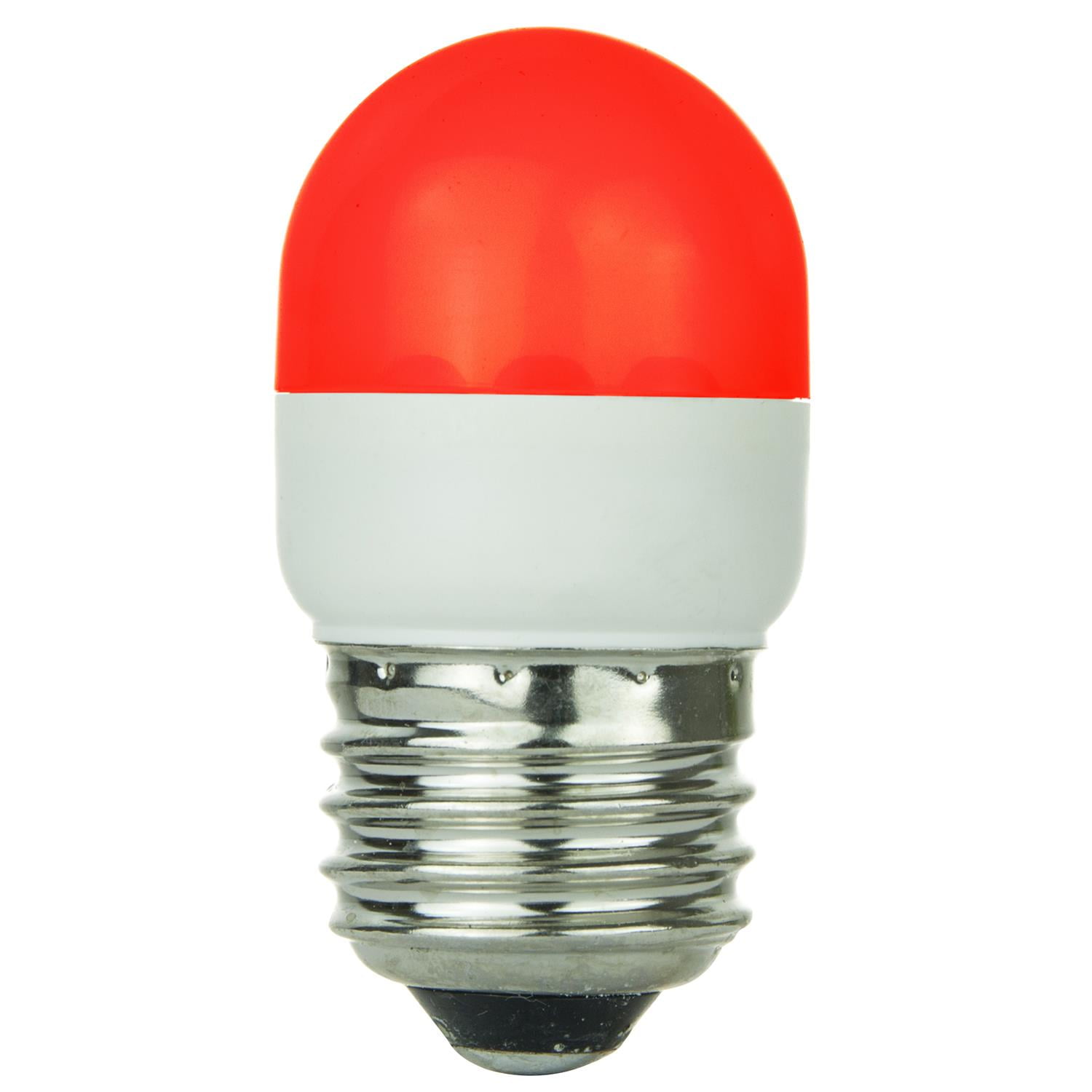Sunlite T10 Tubular Indicator, Medium Base Light Bulb, Red - Walmart.com