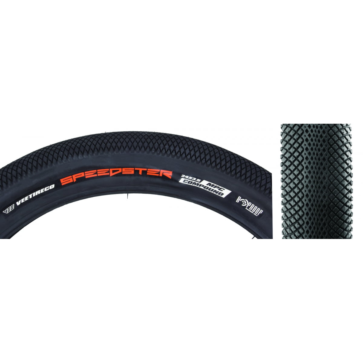 SUNLITE Baja Belted TIRE SUNLT 24x3.5 BK/BK WIRE BELTED BAJA - Walmart.com