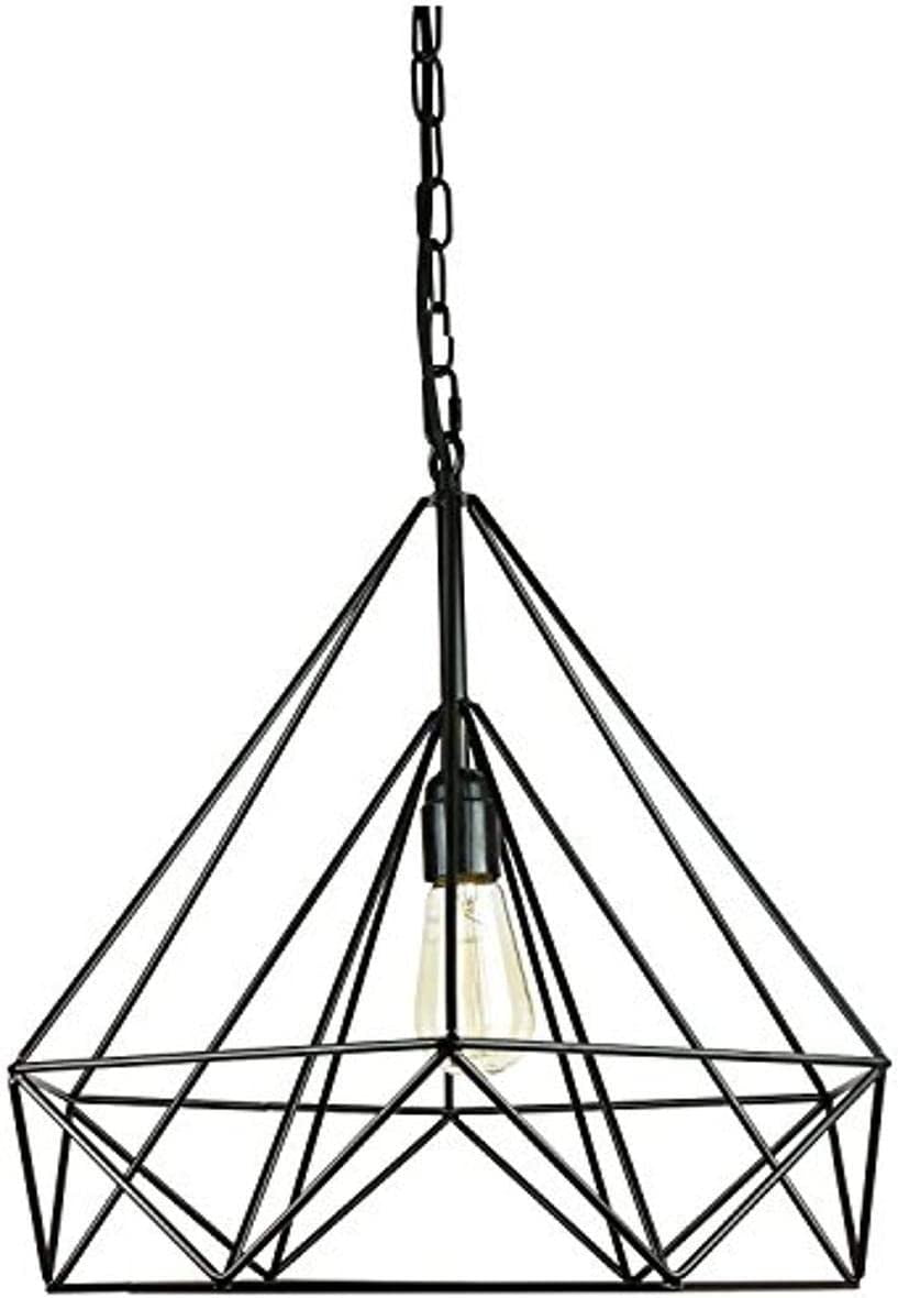 Sunlite Vintage-Inspired Diamond-Shaped Industrial Hanging Pendant ...