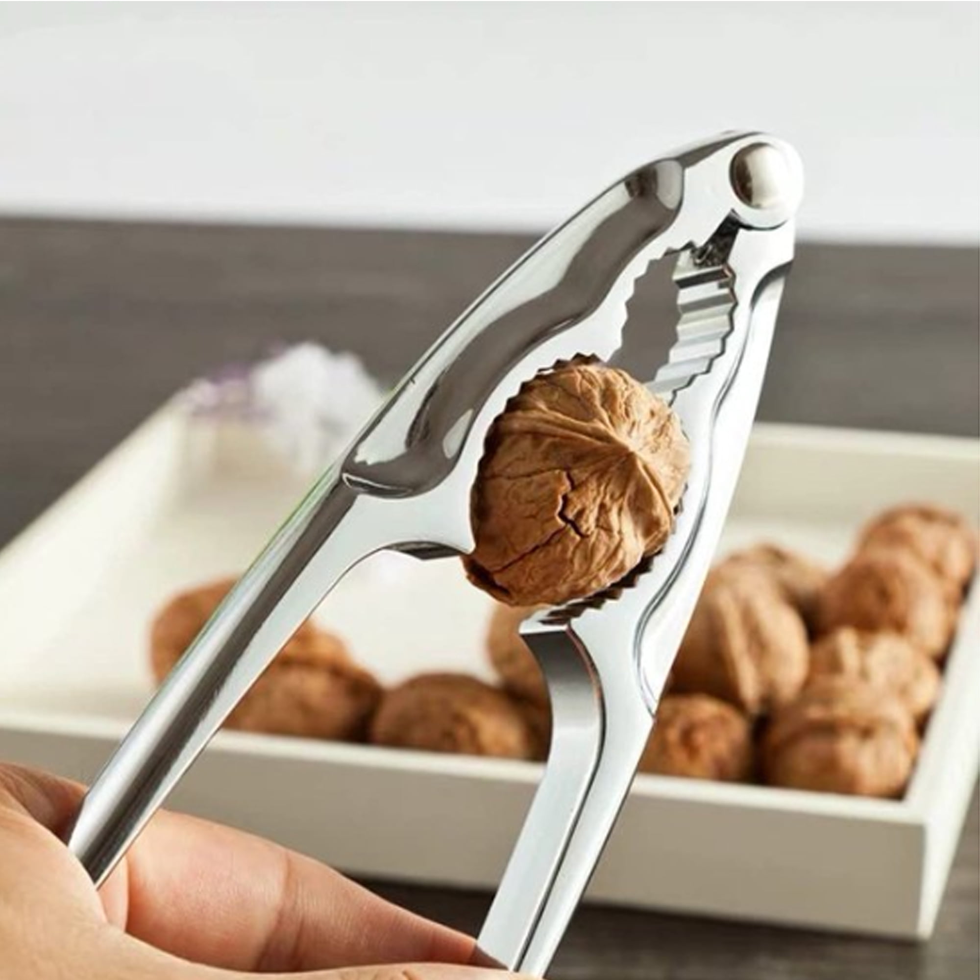 Sunloudy Quick Double Hole Walnut and Seafood Cracker, Kitchen ...