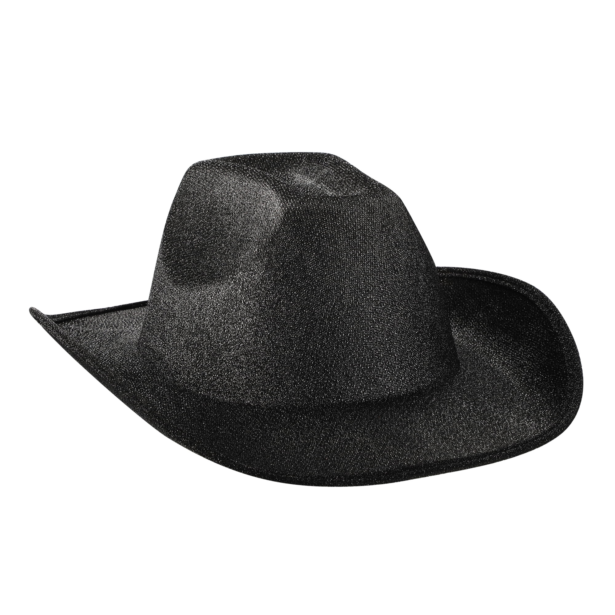 Sunloudy Women Western Cowboy Hat Raw Edge White Diamond Strip Bride ...