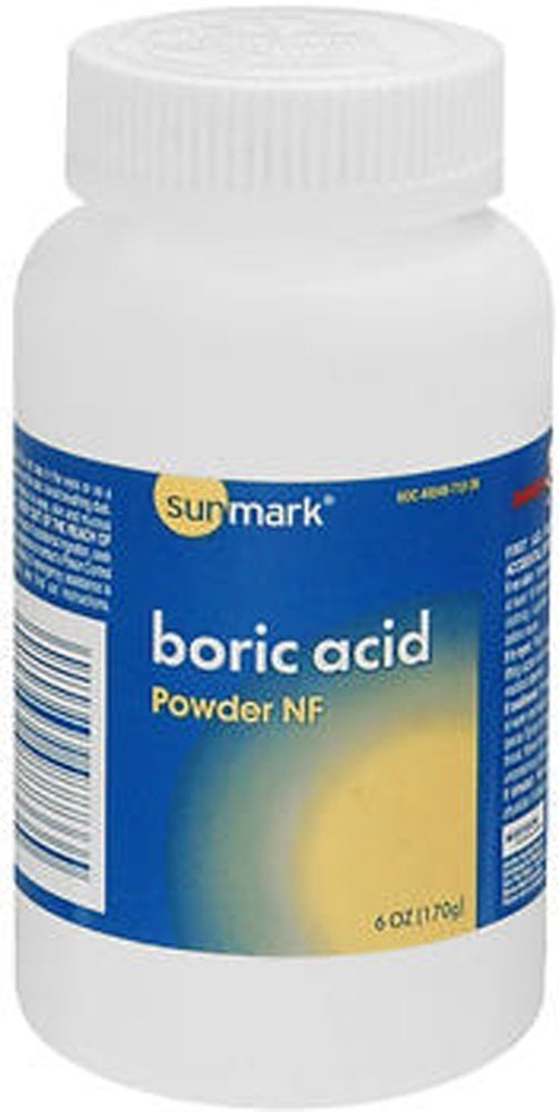 Sunmark Boric Acid Powder NF, 6 Oz. - Walmart.com