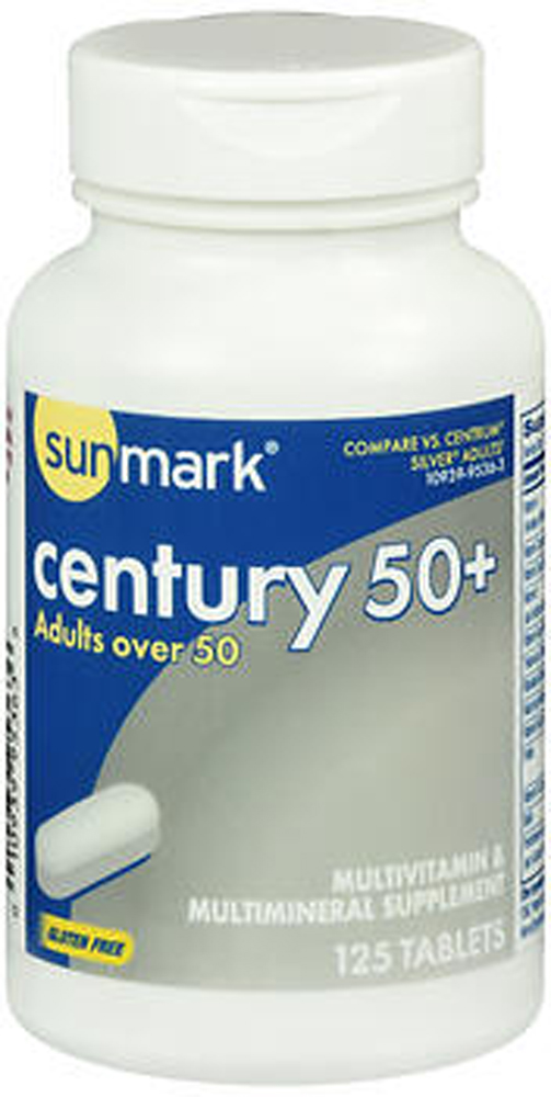 Sunmark Century 50+ Multivitamin & Multimineral Supplement Tablets ...