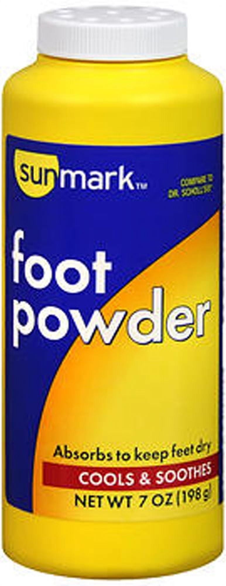 Sunmark Foot Powder, 7 Oz. - Walmart.com