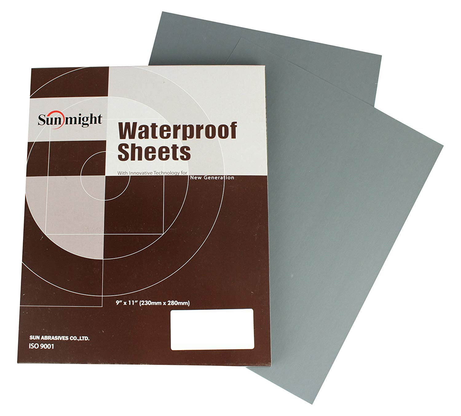 Sunmight SUA08121 9 x 11 in. Plain Sheet, P1200 Grit, Silicon Carbide ...