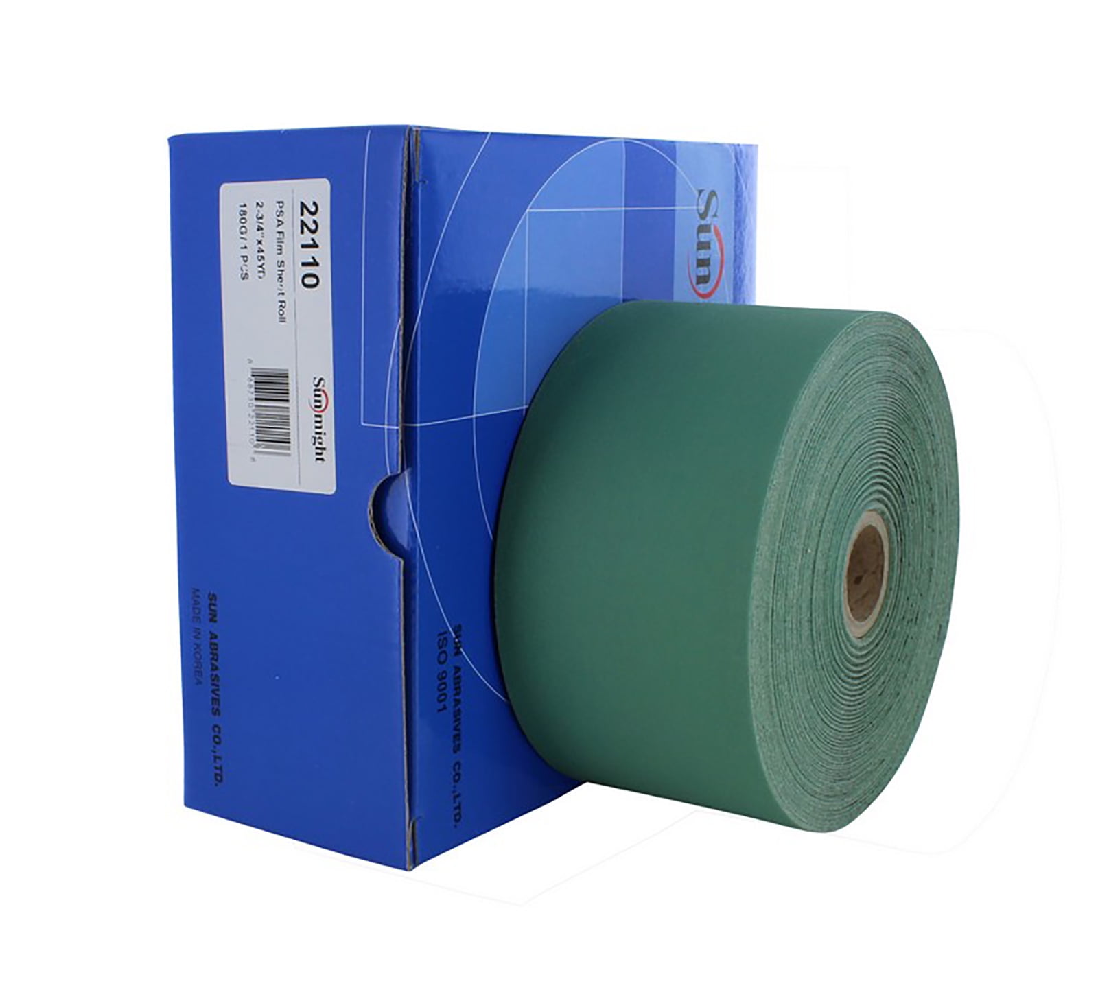 Sunmight SUA22110 2.75 in. x 45 yards Film Open Coated Sheet Roll, P180 ...