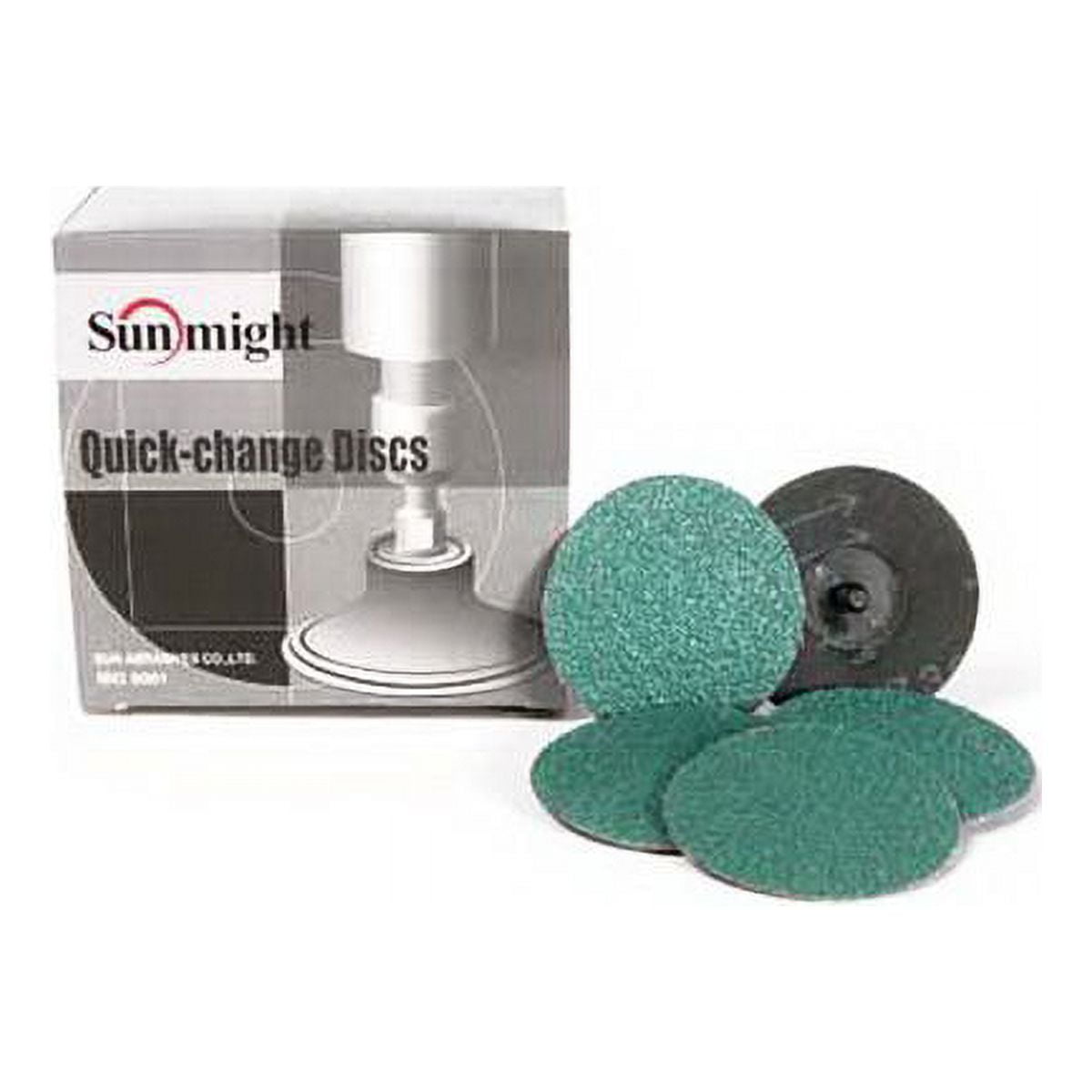 Sunmight SUA00102 3 in. Closed Coated Quick Change Disc, P36 Grit ...