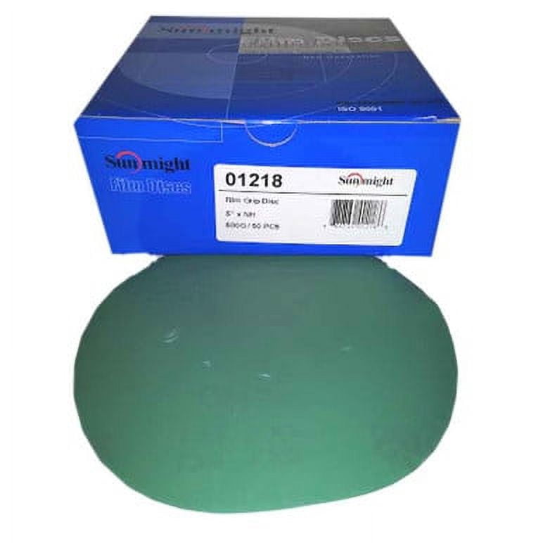 Sunmight Film Hook & Loop 5 in. No Hole Sanding Discs 600 Grit (50/Box ...