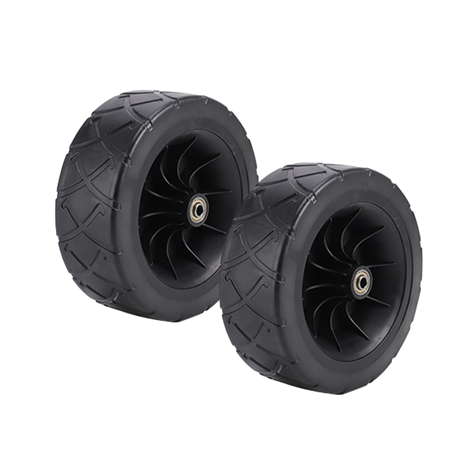 SunniMix 2 Pieces Cart Wheel Moving Personal Replacement Travel Trolley ...